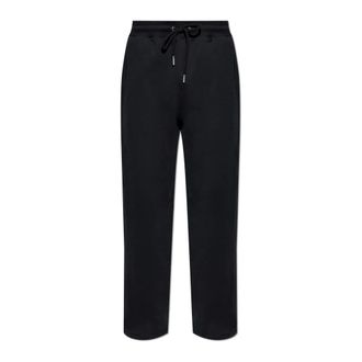 Ami Homme, Pantalons, Noir, Taille: XS Wide-leg Pantalons de surv&ecirc;tement