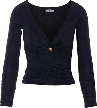 Elisabetta Franchi Top - Noir