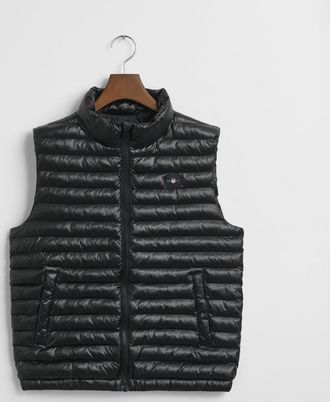 GANT Teenager Shiny Leichte Steppweste (158/164) Schwarz
