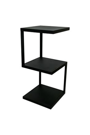 CARRYHOME Regal, Schwarz, Metall, 3 F&auml;cher, 25x54.5x25 cm, stehend, in verschiedenen Gr&ouml;&szlig;en erh&auml;ltlich, Wohnzimmer, Regale, B&uuml;cherregale