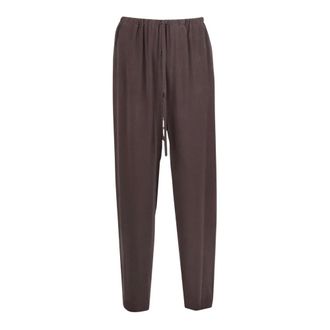 Alysi Femme, Pantalons, Brun, Taille: 36 FR Wide Pantalons