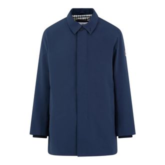 Aquascutum Trench en soft shell - Homme - Manteaux - Bleu - Taille: L
