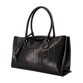 Osoi Womens Shell Brot Bag - Osoi Leather Black Cowhide Handbags-Purses