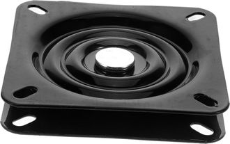 Garneck Schwarze Quadratische Stuhl-drehplatte Mit Kugellager Robuste Drehbasis Für Barhocker Bürostühle Möbel Drehbar Vielseitiger Ersatz Für Esszimmer Und D