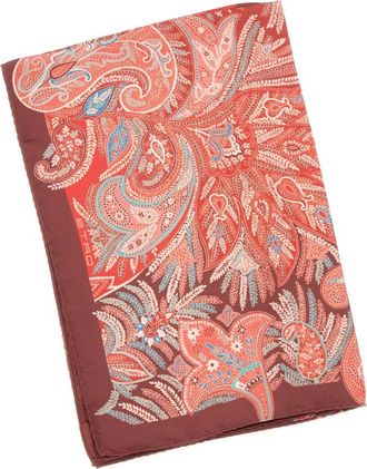 Etro Femme, Accessoires, Multicolore, Taille: ONE Size Foulard en soie imprim&eacute;e