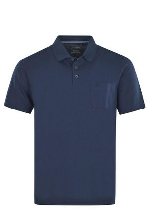Hajo Poloshirt Pique (1-tlg) Poloshirt - Baumwolle - Atmungsaktiv - Ges&auml;umter Armabschluss