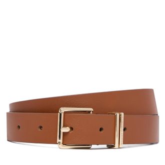 Tommy Hilfiger G&uuml;rtel Tommy Hilfiger Th Square 2.5 AW0AW18692 Braun