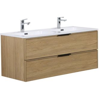 Badplaats Badezimmerm&ouml;bel-Set Luxor 120 cm - Eiche hell - Badezimmerm&ouml;bel