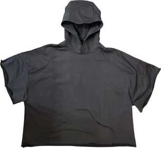 Untitled Artworks Homme, Sweatshirts et sweats &agrave; capuche, Noir, Taille: L Sweat &agrave; capuche Poncho