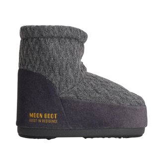 Moon Boot Strick-Schneestiefel - - Shoes - Damen - Grau - 39 EU