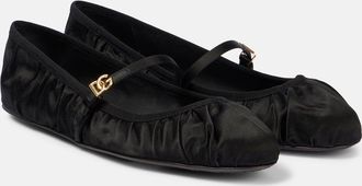 Dolce & Gabbana Ballerines DG en satin