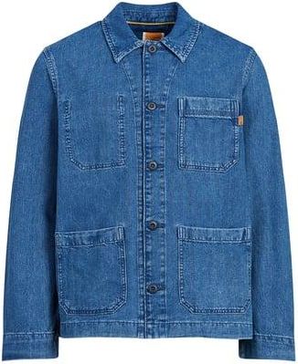 Timberland Veste chemise droite en denim de coton