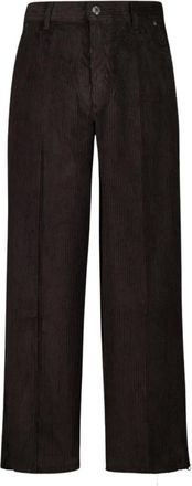 Ami Homme, Pantalons, Noir, Taille: S Cotton Corduroy Large Fit Pantalons