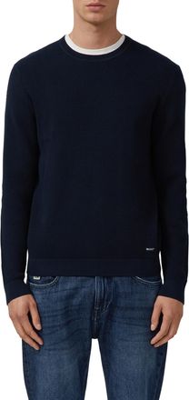 s.Oliver Strukturmix-Pullover aus Reiner Baumwolle