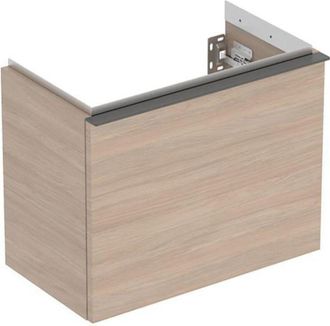 Keramag Geberit Handwaschbeckenunterschrank iCon 52x41,5x30,7cm, 1 Lade, Eiche/Gr. la. ma