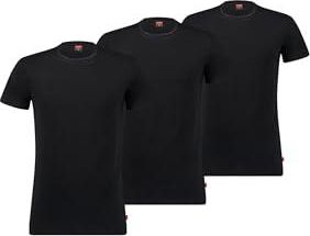 Levi's Lot de 3 t-Shirts pour Homme, Noir, XXL