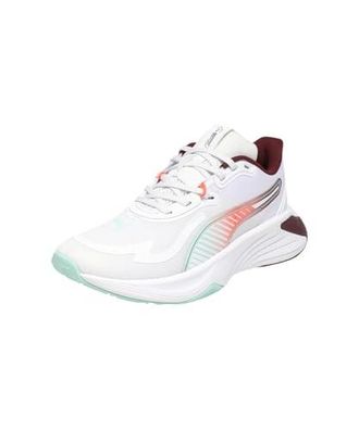 Puma Femme PWR Hybrid TR WNS Chaussure athl&eacute;tique Tout Sport, Blanc Rubis Scintillant Menthe Fondue Rouge &eacute;clatant, 37 EU