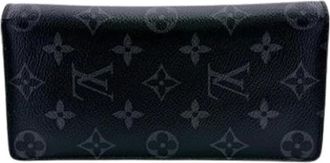Louis Vuitton Pre-owned Monogram Eclipse Long wallet (bi-fold) - Homme - Pre-owned - Noir - Taille: ONE Size