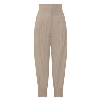 Philosophy di Lorenzo Serafini Femme, Pantalons, Beige, Taille: 38 FR Tapered Pantalons