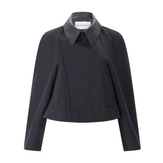 Givenchy Cropped Jacket - - Jackets - Damen - Blau - L