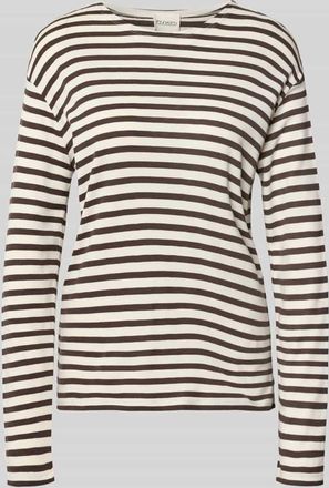 Closed Longsleeve im Allover-Look mit Rundhalsausschnitt