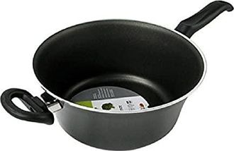 Ballarini Ballarini Firenze Kochkessel 1 Griff, Cortan, Schwarz, Durchmesser 20 cm