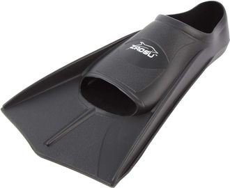 Zaosu Unisex Training Fins | Kurzflossen f&uuml;r Erwachsene und Kinder f&uuml;rs Training im Schwimmen, Gr&ouml;&szlig;e:47/48, Farbe:schwarz