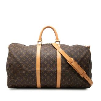 Louis Vuitton Pre-owned Keepall Bandouliere 55 - Femme - Pre-owned - Brun - Taille: ONE Size