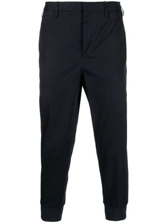 Neil Barrett pantalon chino &agrave; coupe courte - Bleu