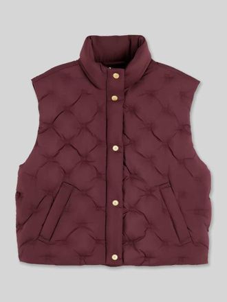 Tommy Hilfiger Steppweste mit grafischem Innenfutter