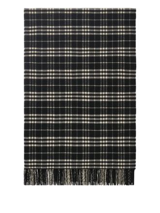 Burberry Decke mit Karomuster - Schwarz