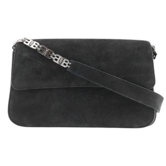 Bally Pre-owned Stoff schultertasche - - Pre-owned - Damen - Schwarzk - ONE SIZE