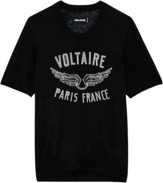 Zadig&Voltaire Femme, Tops, Noir, Taille: 40 FR Ida Wings Top
