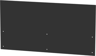 Le Marquier Le Marquier - habillage arriere noir credence centrale (cuisine)