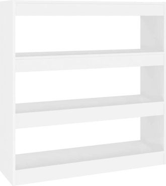 vidaXL Biblioth&egrave;que/S&eacute;parateur de pi&egrave;ce Blanc 100x30x103 cm