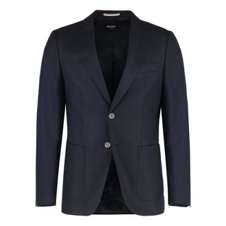 HUGO BOSS Homme, Vestes, Bleu, Taille: 4XL Veste en Laine à Poches
