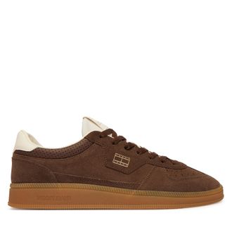 Tommy Jeans Sneakers Tommy Jeans The Greenwich Edge Suede EM0EM01732 Dunkelbraun
