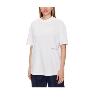 Calvin Klein Gradient Photoprint Tee - - Tops - Damen - Wei&szlig; - S