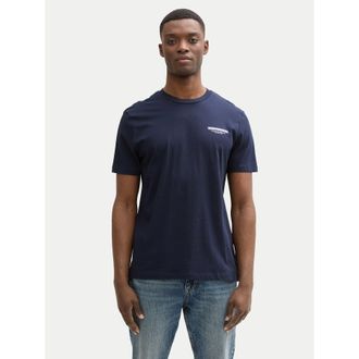 Tom Tailor Denim T-Shirt 1043491 Dunkelblau Regular Fit