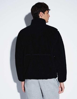 The North Face Extreme Pile 2 Fleecejacke mit durchgehendem Rei&szlig;verschluss in Schwarz