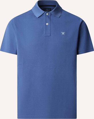 Hackett Poloshirt Slim Fit Logo blau