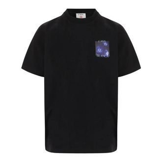 Casablanca Homme, Tops, Noir, Taille: XL Arches Classic T-Shirt