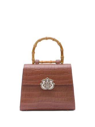 Isla sac cabas en cuir - Marron