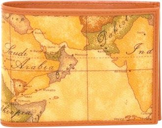 Alviero Martini 1A Classe Homme, Accessoires, Beige, Taille: ONE Size Geo Classic Wallet