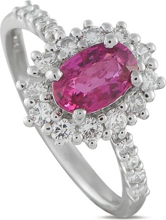 Luxury Bazaar ruby and diamond ring - Silber