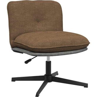 vidaXL Bürostuhl Drehbar Taupe Stoff Vidaxl