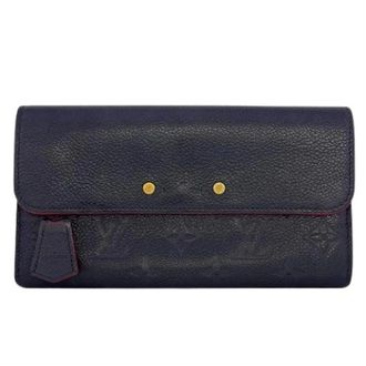 Louis Vuitton Portefeuille Long Monogram Empreinte doccasion (Pliable) - Femme - Pre-owned - Bleu - Taille: ONE Size