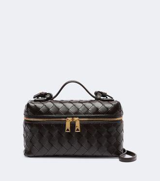 Bottega Veneta Kosmetiktasche Bang Bang aus Intrecciato-Leder