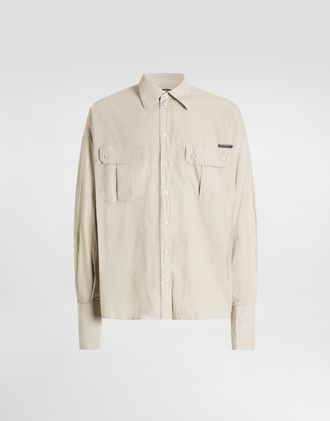 Dolce & Gabbana Poplin Shirt - Mann Hemden Mehrfarbig 37