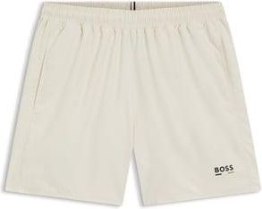 HUGO BOSS Short de bain uni avec poches &agrave; logo
